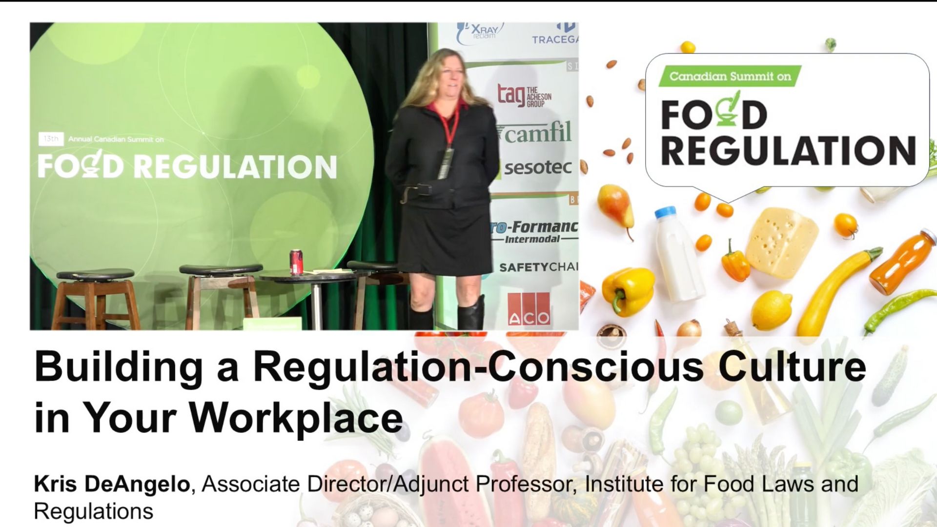 Building a Regulatory Conscious Culture in Food Safety | Session ...